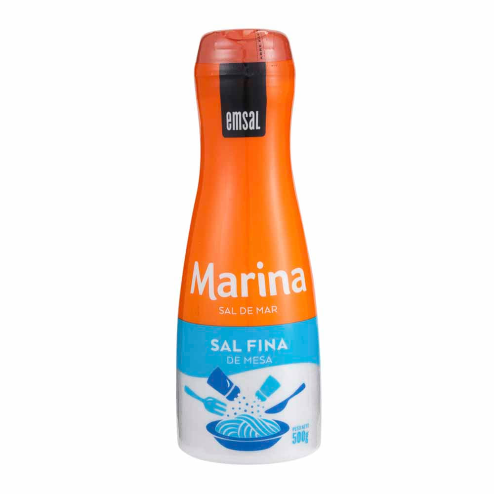 Sal Fina de Mesa EMSAL Frasco 500g - Supermercado