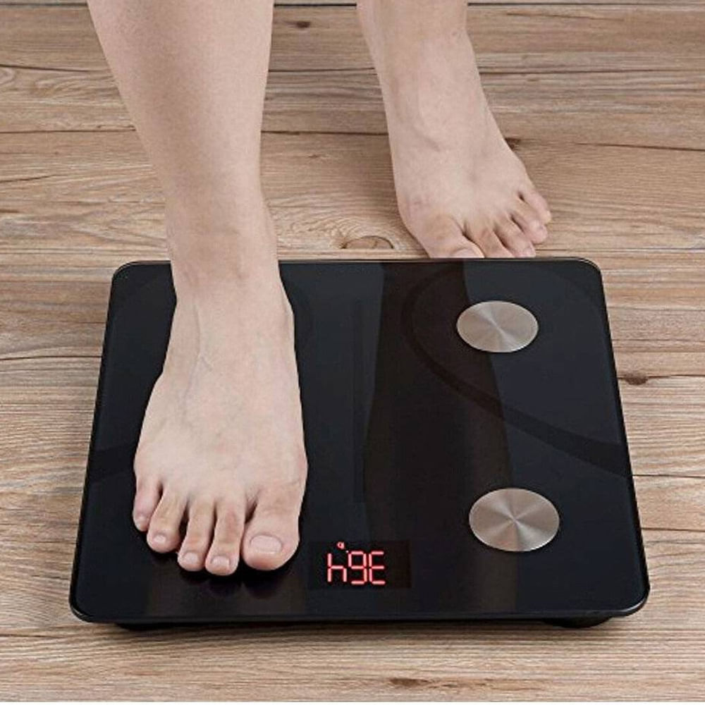 Balanza Digital Personal Scale Inteligente 12 Lecturas Negro | plazaVea ...