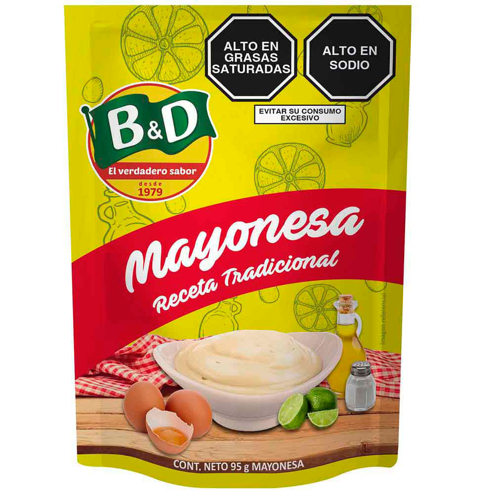 Mayonesa B&D Doypack 95g | plazaVea - Supermercado