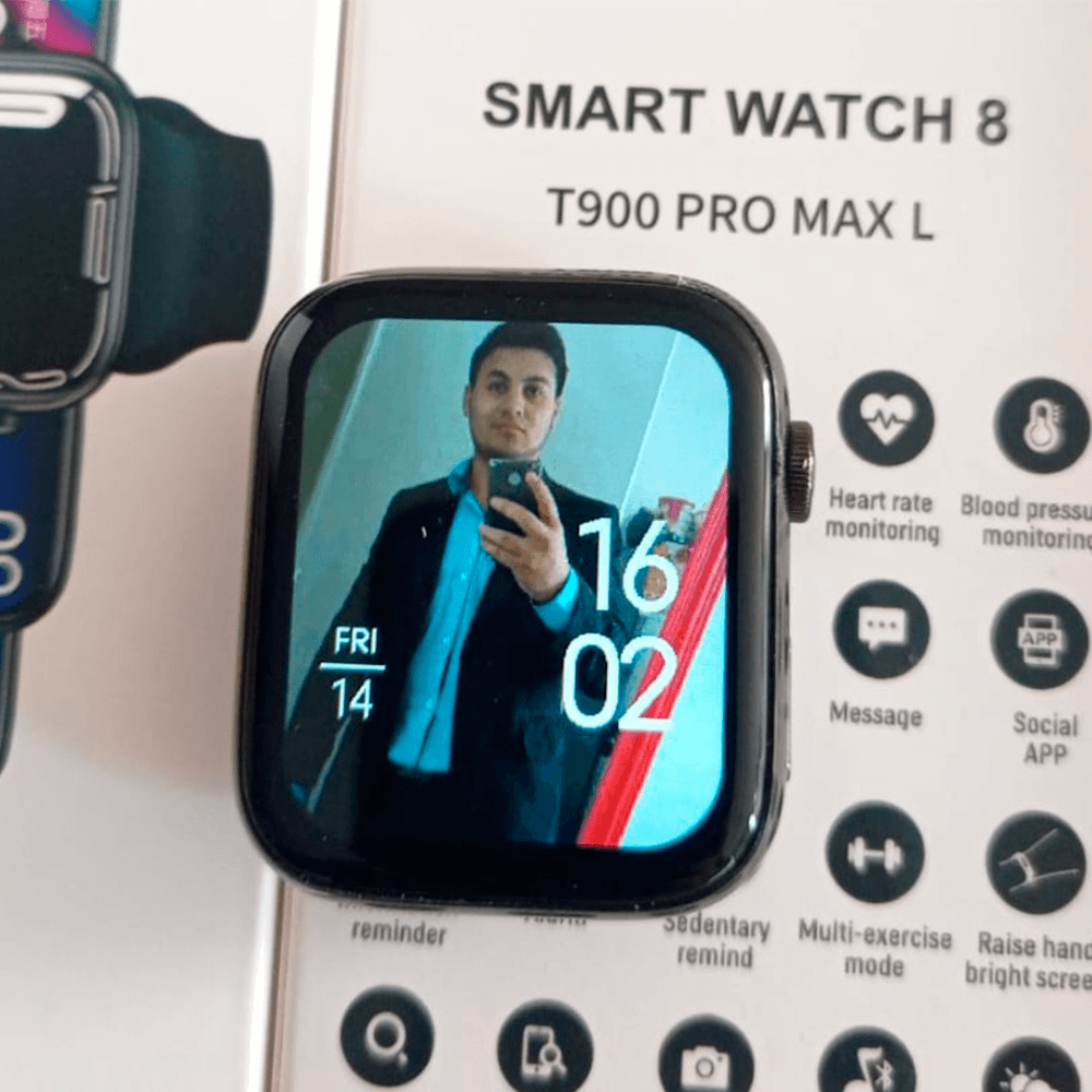 Smartwatch T900 Pro Max Serie 8 Premium Color Negro | plazaVea - Supermercado