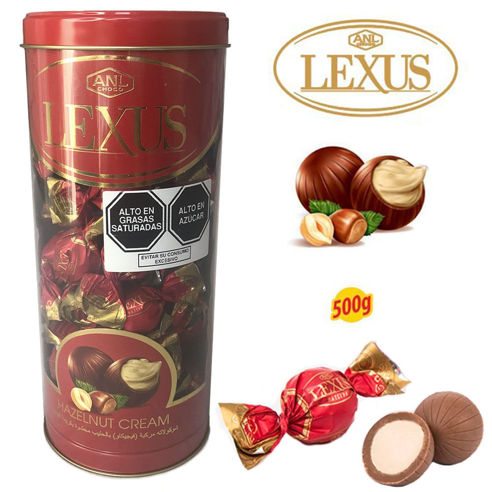 Bombones de Chocolates con Avellana 500gr Anl Lexus Regalo | plazaVea ...