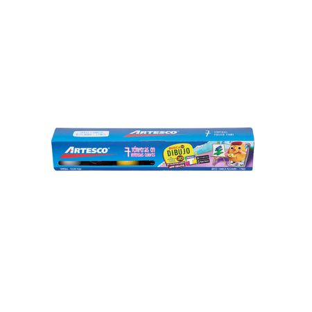 Set de Témperas ARTESCO 7 Colores Pote 30ml + Pincel + Paleta ...