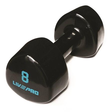 Studio Dumbbell Set de Pesas 8 Kilos x2 Mancuernas Vinilo Live Up ...