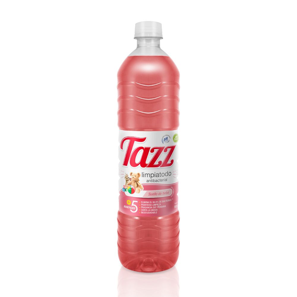 Limpiatodo Antibacterial Tazz Aroma Bebé Envase 900 ml | plazaVea ...
