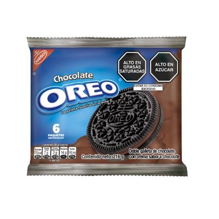 Galleta OREO Chocolate Paquete 6un - Supermercado