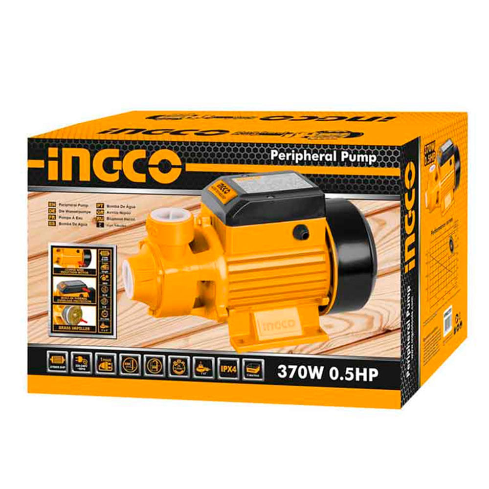 Bomba Periférica Ingco VPM3708 0.5hp 370w | plazaVea - plazaVea