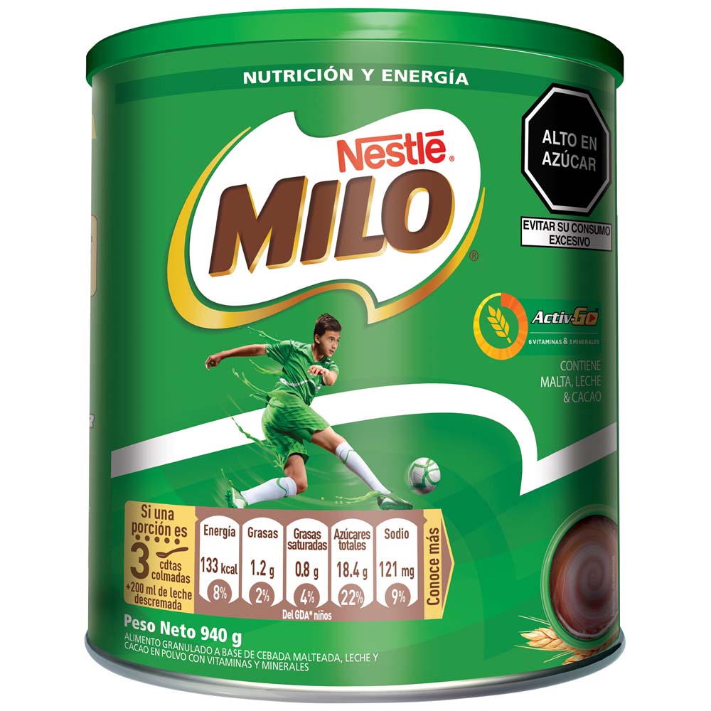 Fortificante Granulado MILO Activ-Go Lata 940g | plazaVea - Supermercado