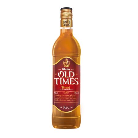 Whisky OLD TIMES Blended Red Botella 750ml | plazaVea - Supermercado