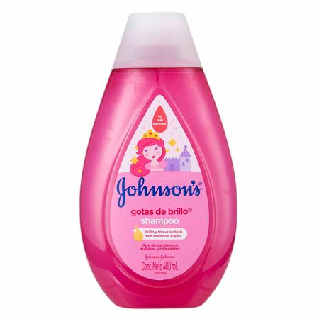 Shampoo para Bebé JOHNSON'S BABY Gotas de Brillo Frasco 400ml ...
