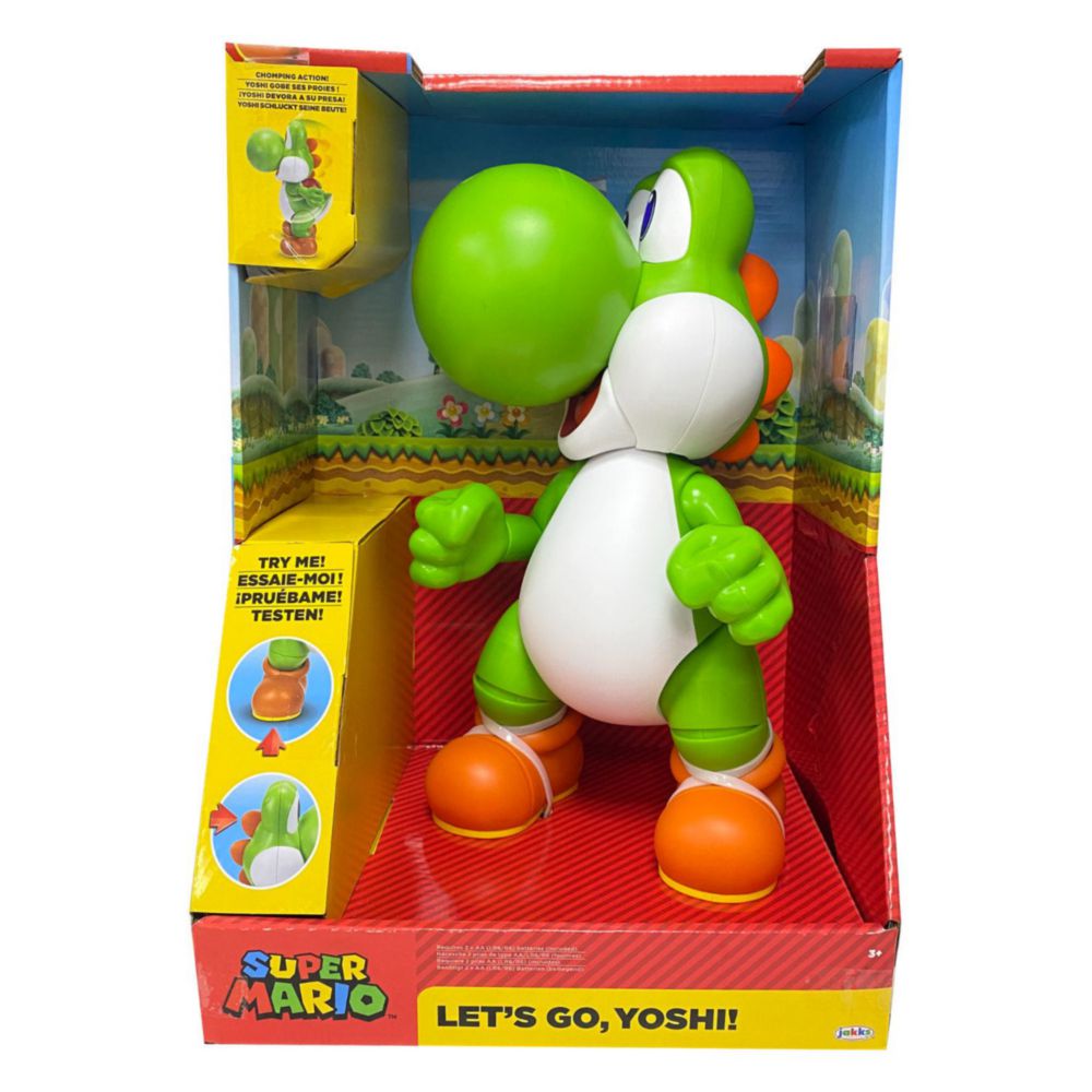 Figura Interactiva Nintendo Yoshi 30 Cm | plazaVea - plazaVea