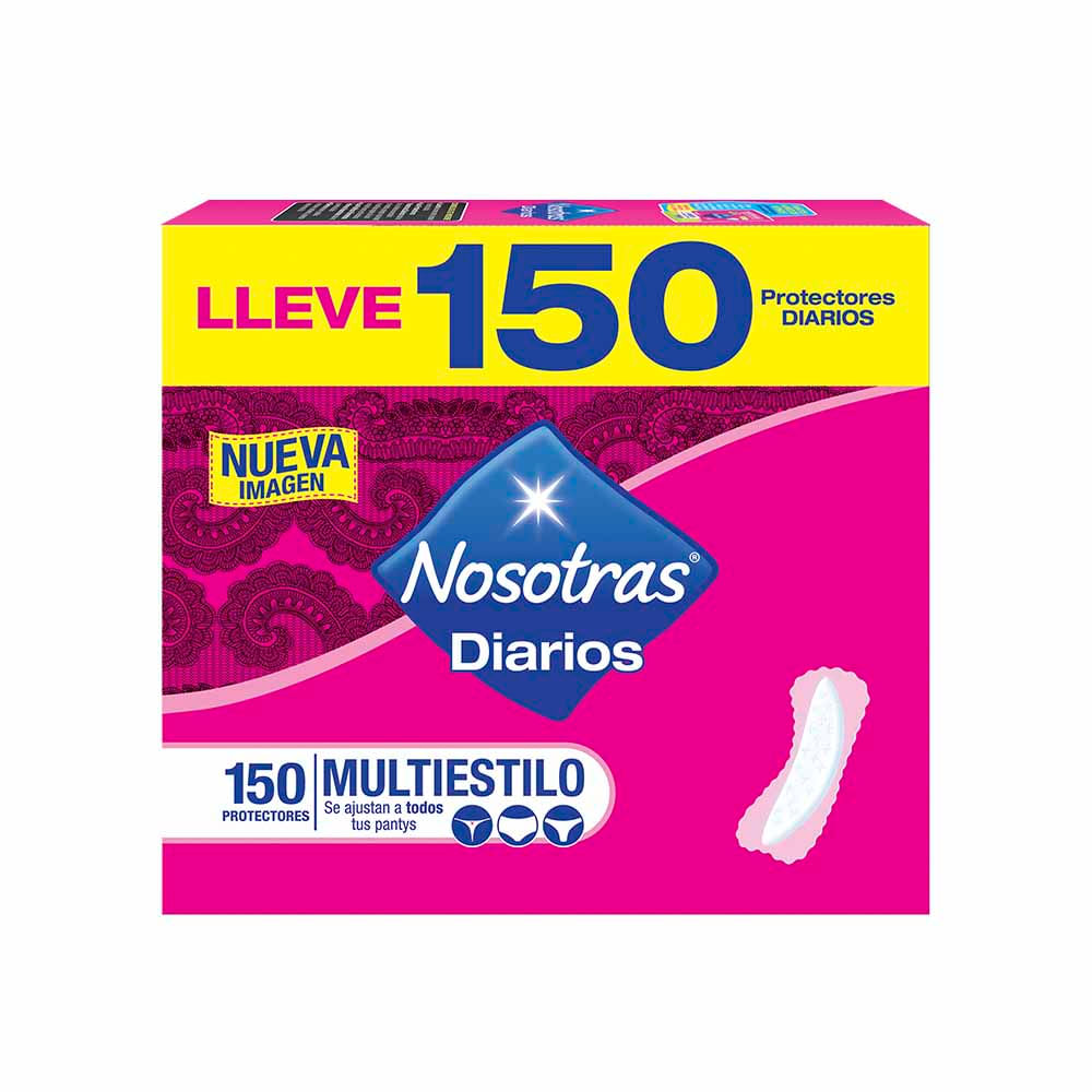 Protectores Diarios NOSOTRAS Multiestilo Paquete 150un | plazaVea - Supermercado