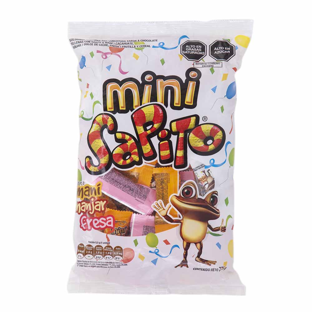 Chocolate SAPITO Mini Bolsa 50un - Supermercado
