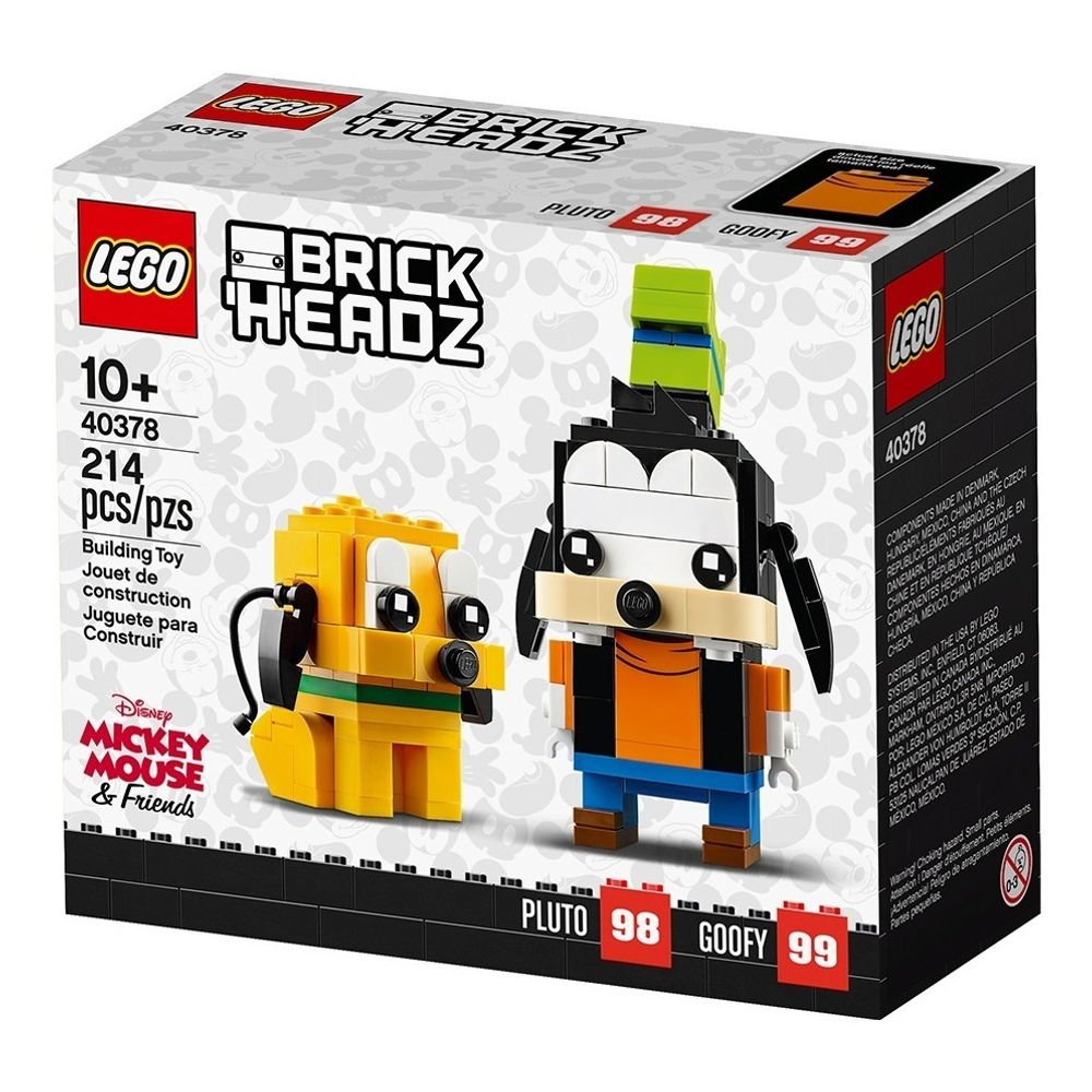 Brick Headz Goofy Y Pluto Lego 40378 | plazaVea - plazaVea