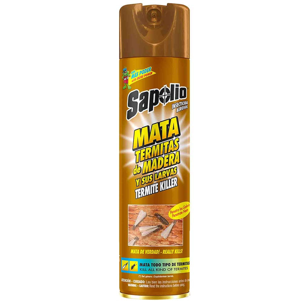 Insecticida Aerosol SAPOLIO Mata Termitas y Larvas Frasco 360ml ...