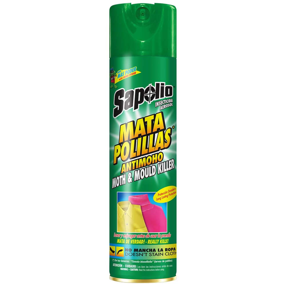 Insecticida Aerosol SAPOLIO Mata Polillas Frasco 360ml | plazaVea ...