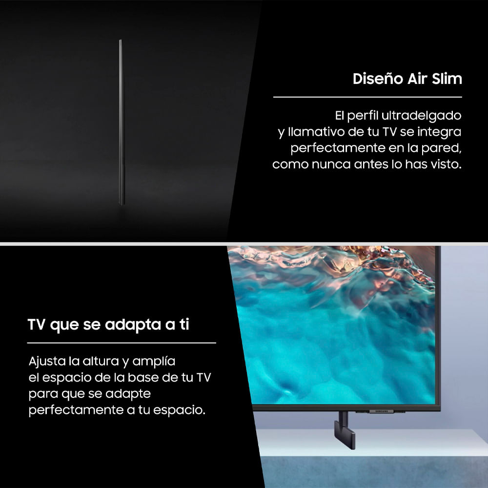 Televisor SAMSUNG CRYSTAL 55" UHD 4K Smart Tv UN55BU8000GXPE | plazaVea ...