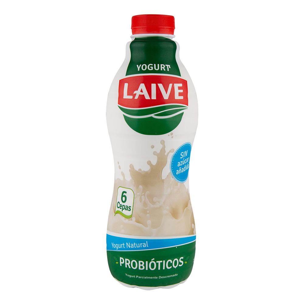 Yogurt LAIVE Probióticos Natural Botella 1Kg | plazaVea - Supermercado