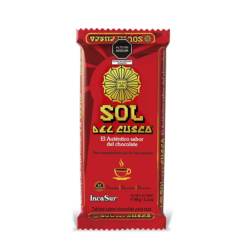 Chocolate para taza SOL DEL CUSCO Barra 90Gr | plazaVea - Supermercado