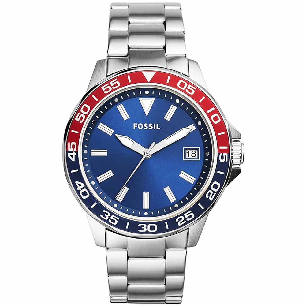 Reloj Fossil Bannon BQ2505 Para Hombre Fecha Acero Inoxidable Plateado ...