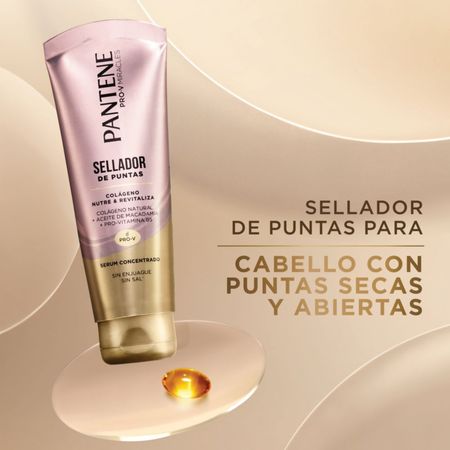 Pack PANTENE Shampoo Colágeno Frasco 300ml + Acondicionador Frasco 250ml + Serum Sellador de ...