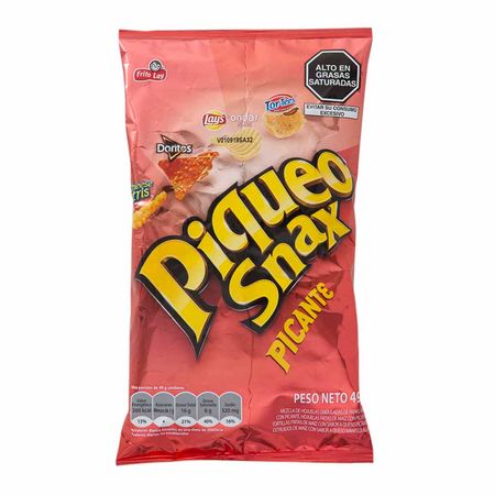 Snacks de Papa y Maíz PIQUEO SNAX Picante Bolsa 49g | plazaVea ...