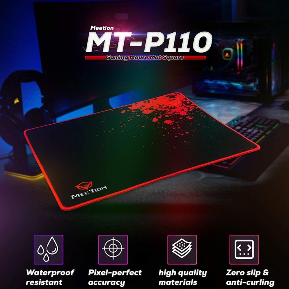 Mouse Pad Gamer MT-P110 MMO Pixel Precision 435x350mm | plazaVea - plazaVea