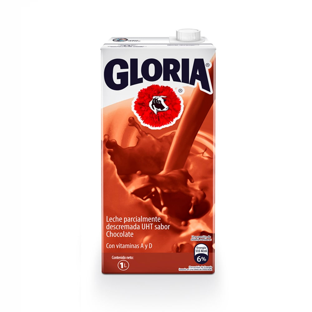 Leche GLORIA UHT Chocolatada Caja 1L | plazaVea - Supermercado