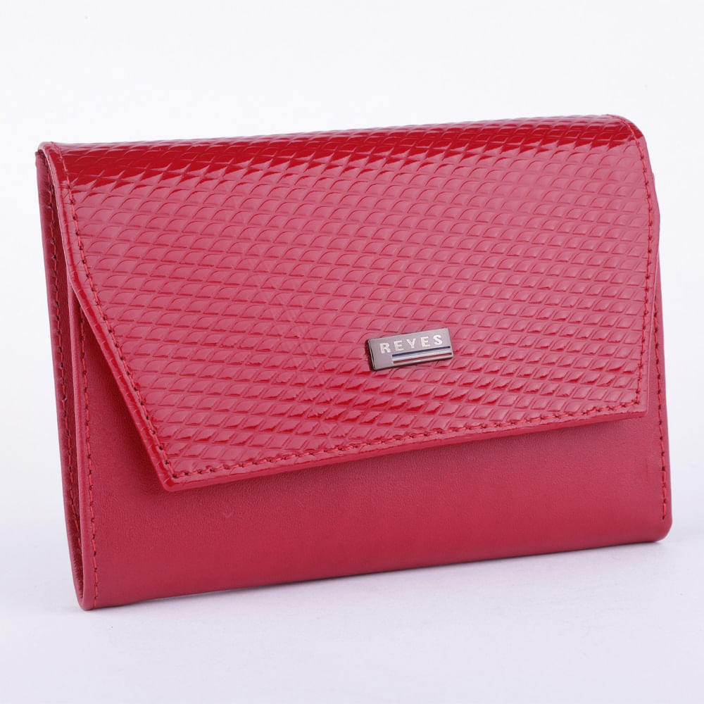Billetera Mujer Reyes Solo Cueros SD186 Carmin Color Rojo | plazaVea ...