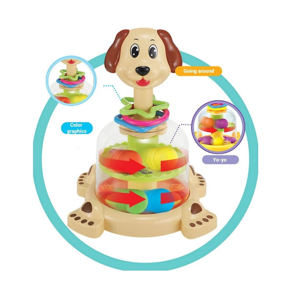 Juguete Educativo Sonajero Giratorio de Perrito | plazaVea - plazaVea