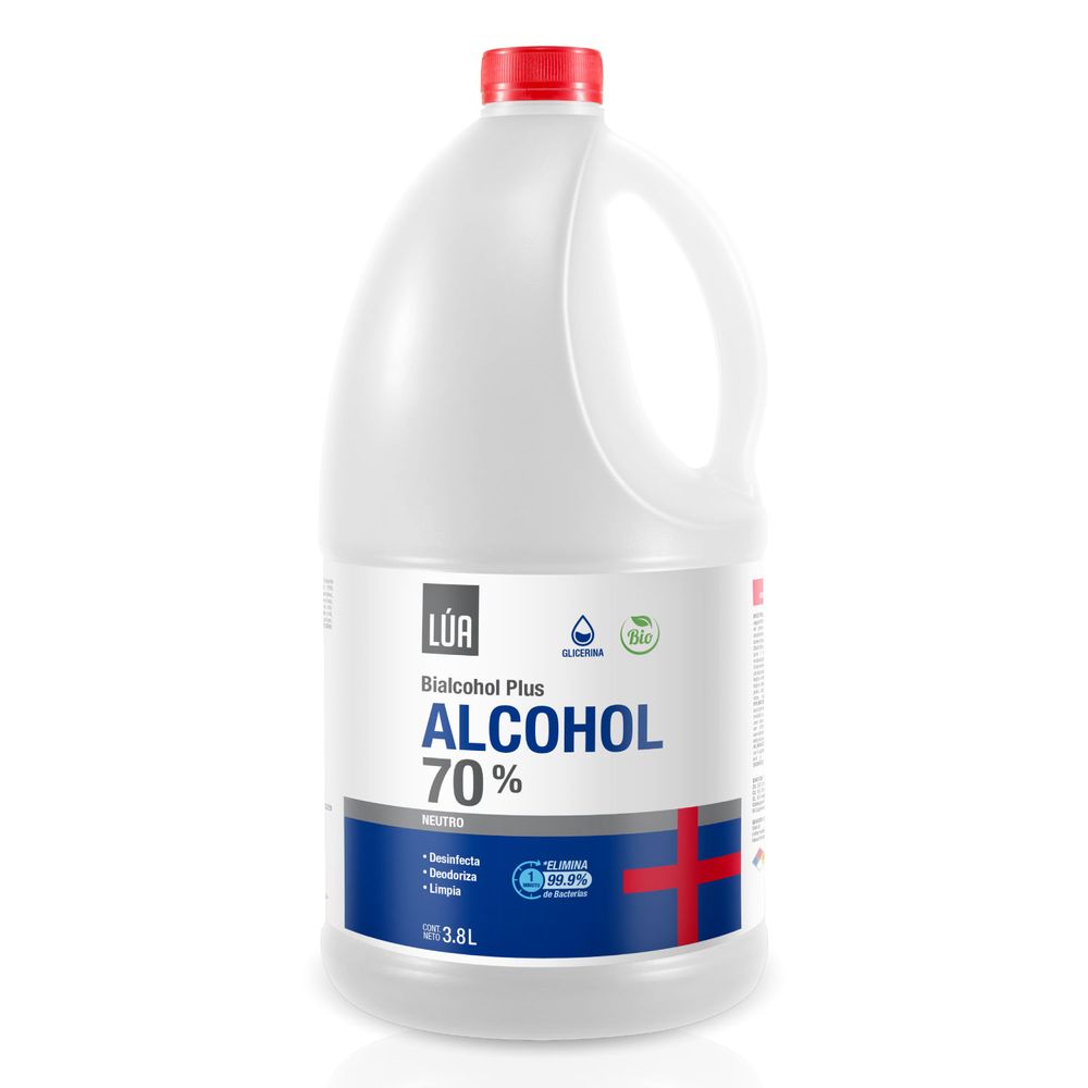 Bialcohol Plus Alcohol 70% Lúa Galón 3800 ml | plazaVea - plazaVea