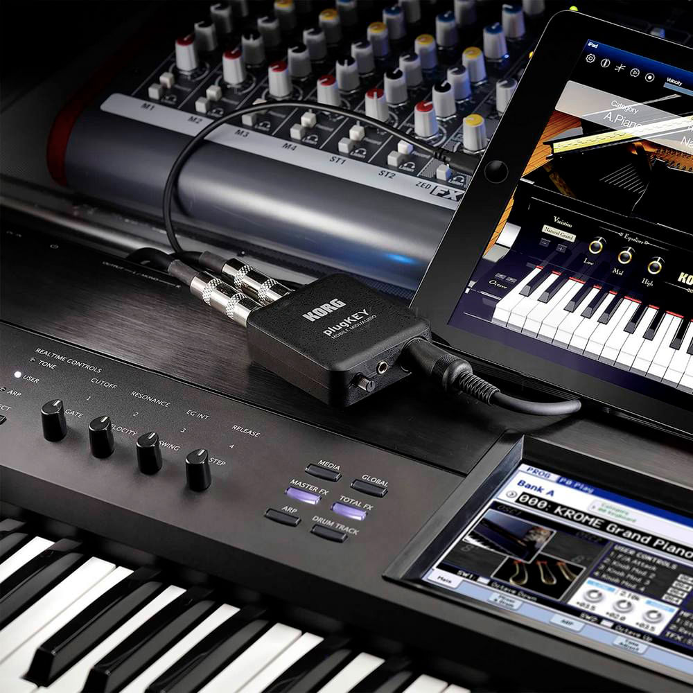 Interfaz de Audio - KORG - PLUGKEY-BK - Negro | plazaVea - plazaVea