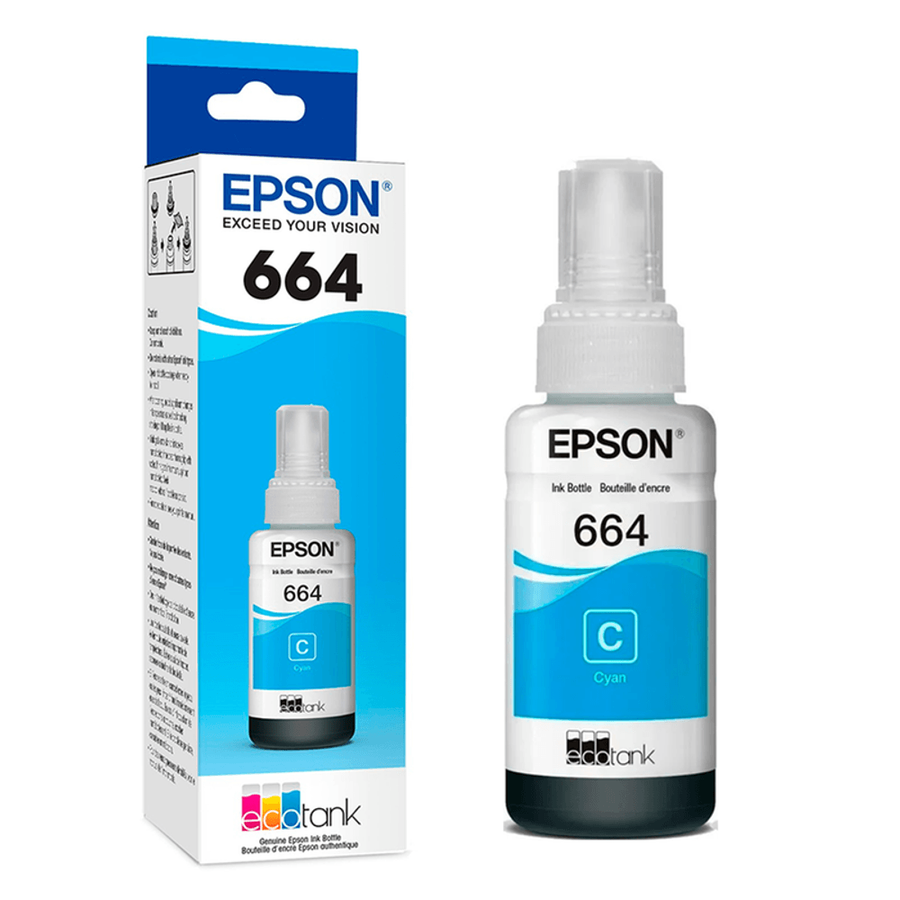 Botella de Tinta EPSON 644 Cyan | plazaVea - plazaVea