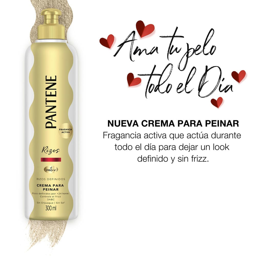 Crema para Peinar PANTENE Rizos Definidos Frasco 300ml | plazaVea ...