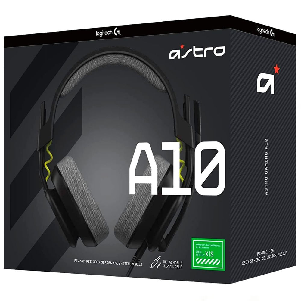 Audifonos Gamer Astro A10 Gen 2 Ps4 Pc Xbox Negro Plazavea Plazavea