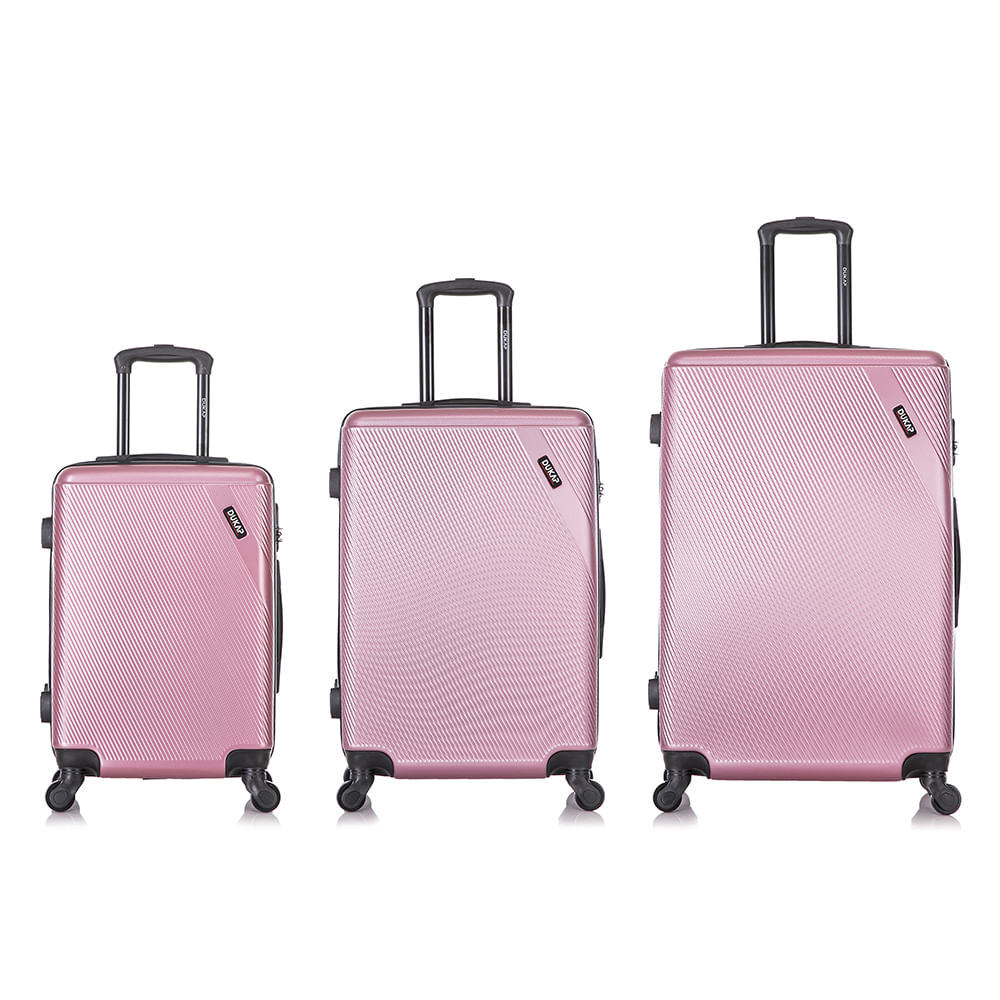 Maletas De Viaje Set De 3 Dukap Discovery Rosado DIJR | plazaVea - plazaVea