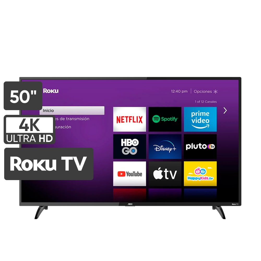 Televisor AOC LED 50" UHD 4K Smart Tv 50U6125 | plazaVea - Supermercado
