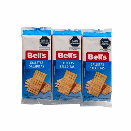 Galletas Saladitas BELL'S Paquete 6un | plazaVea - Supermercado