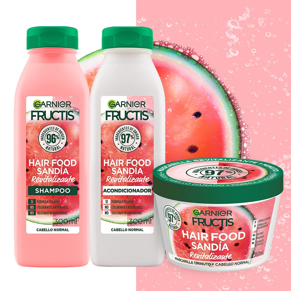 Crema de Tratamiento FRUCTIS Hair Food de Sandía 300ml | plazaVea - Makro