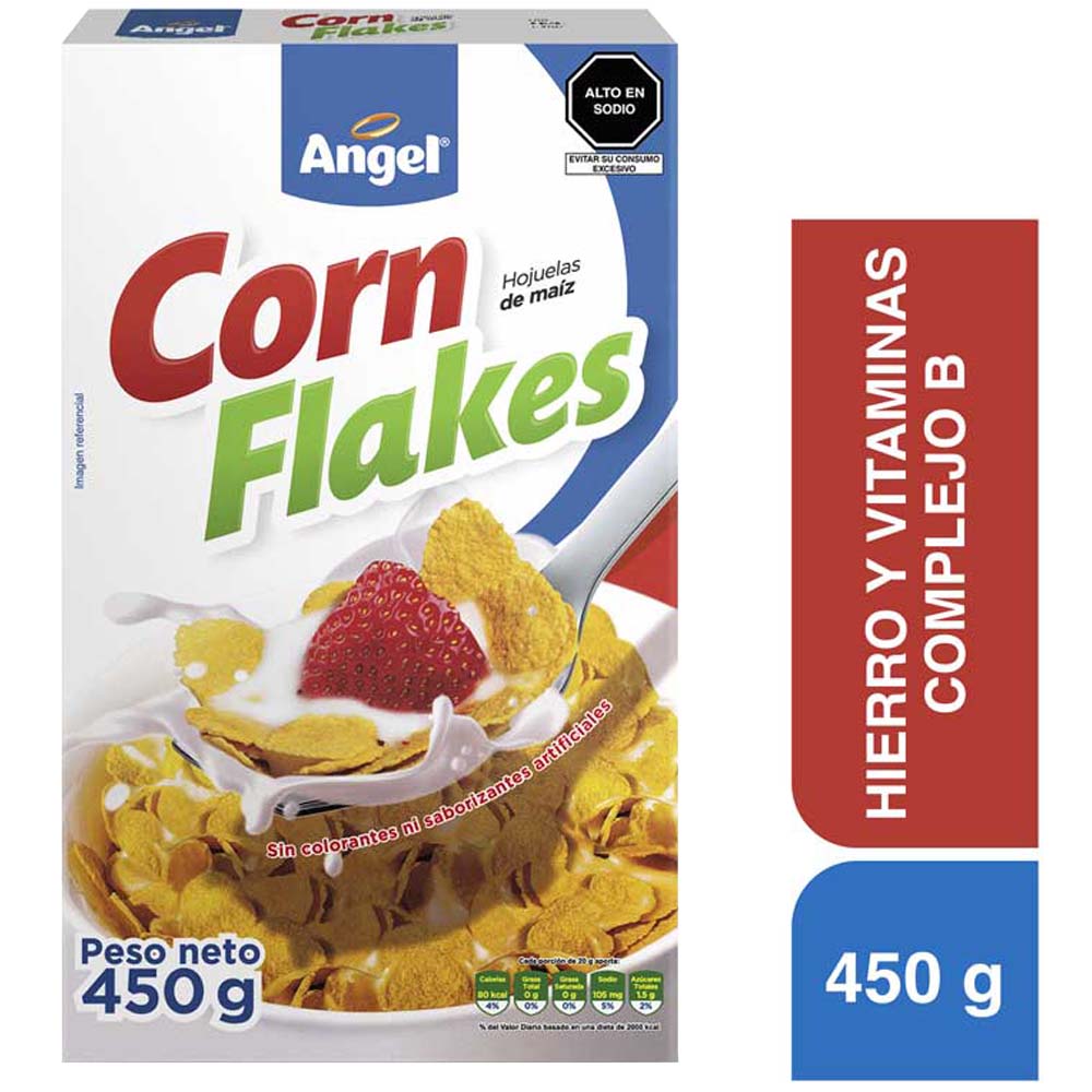 Cereal Ángel Corn Flakes Caja 450g Plazavea Supermercado