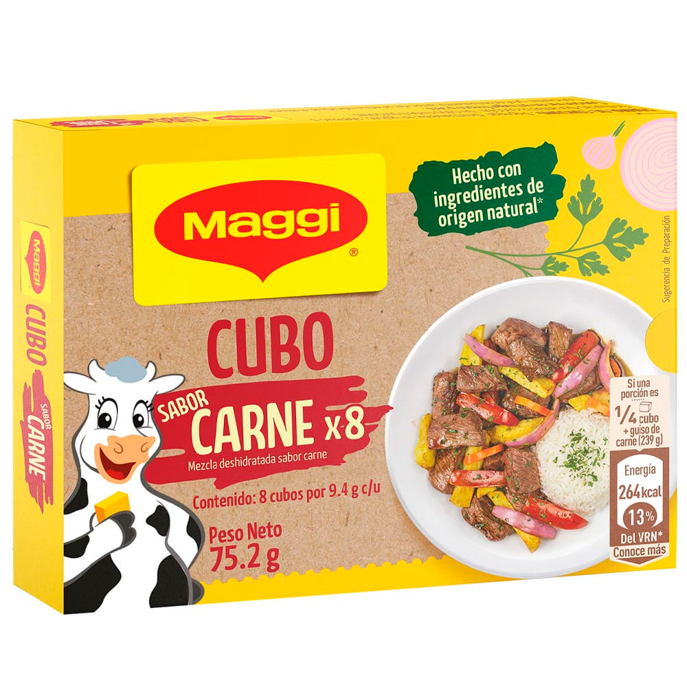 Caldo en cubitos MAGGI Sabor carne Caja 75.2Gr | plazaVea - Supermercado