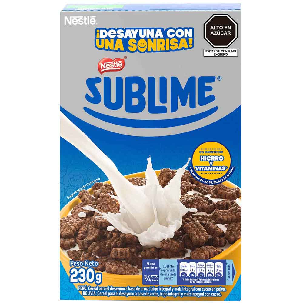 Cereal NESTLÉ Sublime Caja 230g | plazaVea - Supermercado