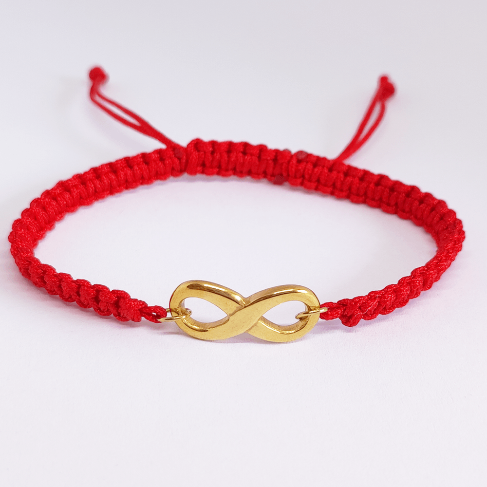 Pulsera Infinito Tejida Color Rojo | plazaVea - plazaVea