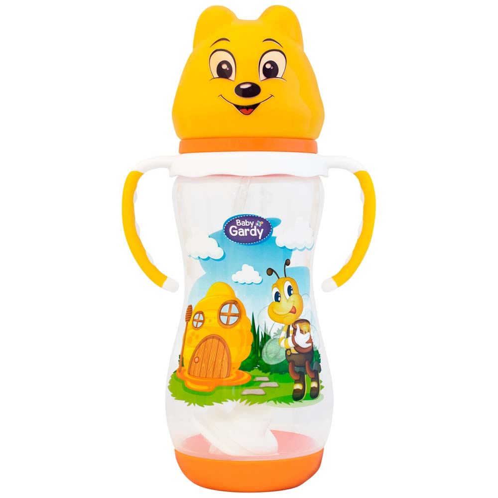 Biberón BABY GARDY Boca Ancha Carita 14oz (Modelos Alteatorios ...