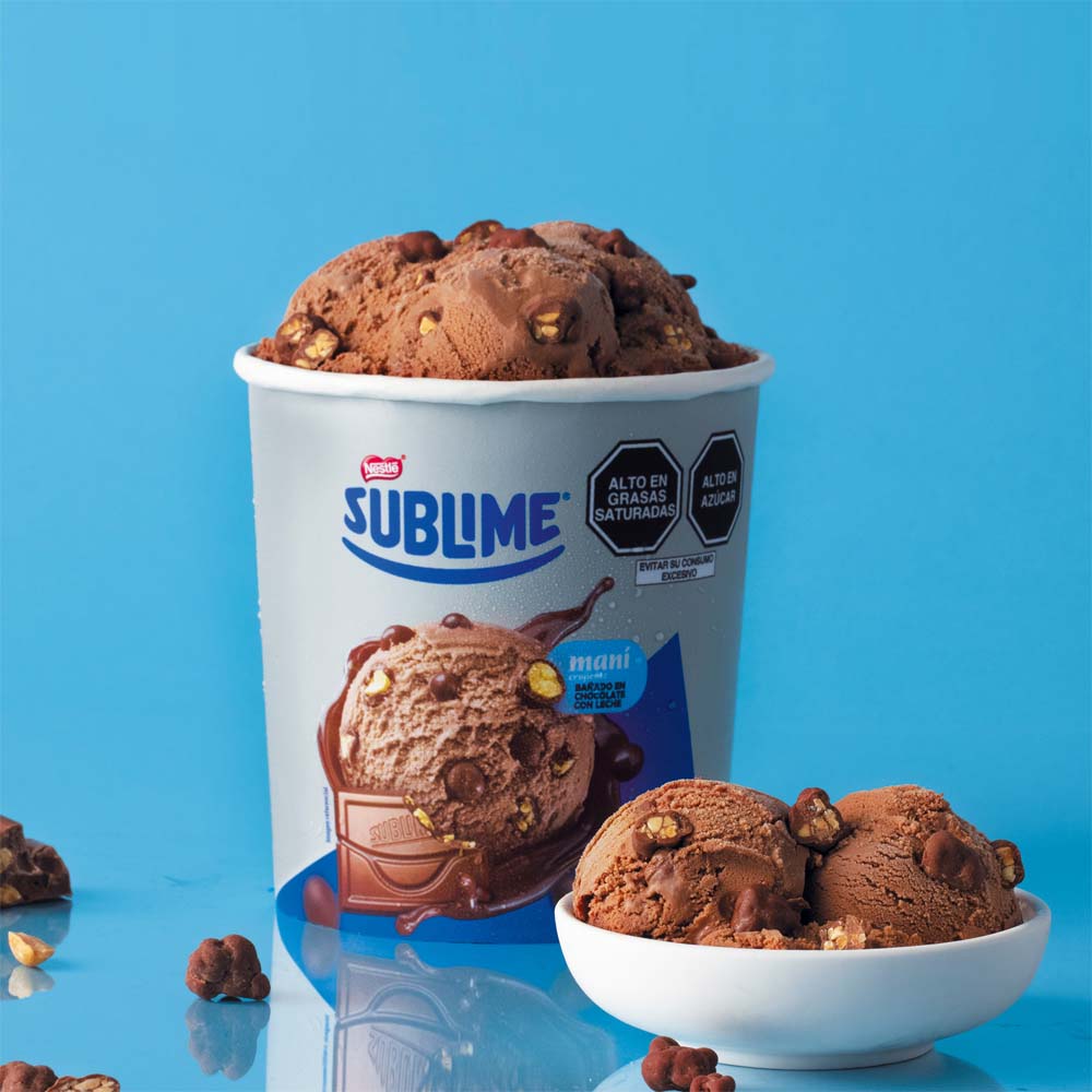 Helado D'ONOFRIO con Trozos de Maní SUBLIME Pote 900ml | plazaVea - Makro