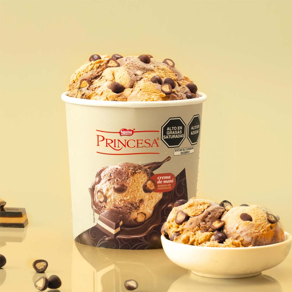 Helado Donofrio Con Bolitas De Chocolate Princesa Pote 900ml