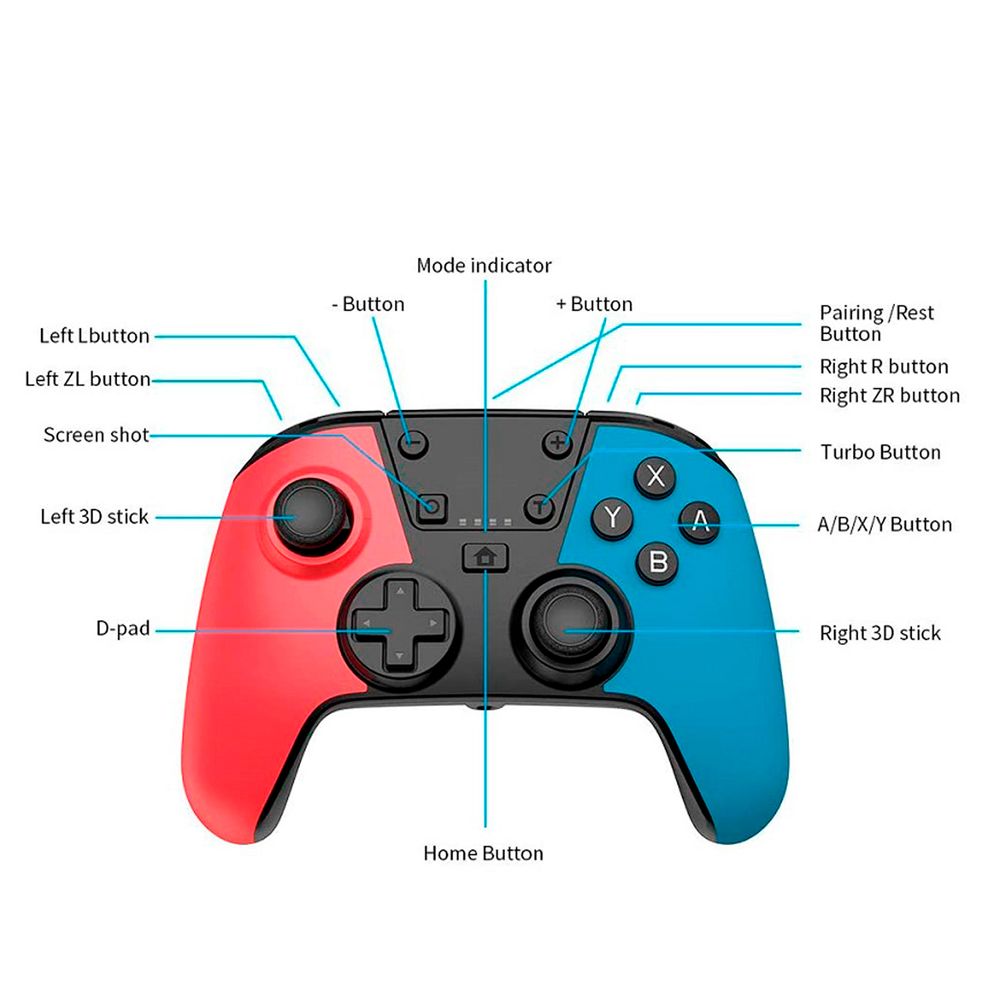 Mando Gamepad Nintendo Switch Pro Controller Generico | plazaVea - plazaVea