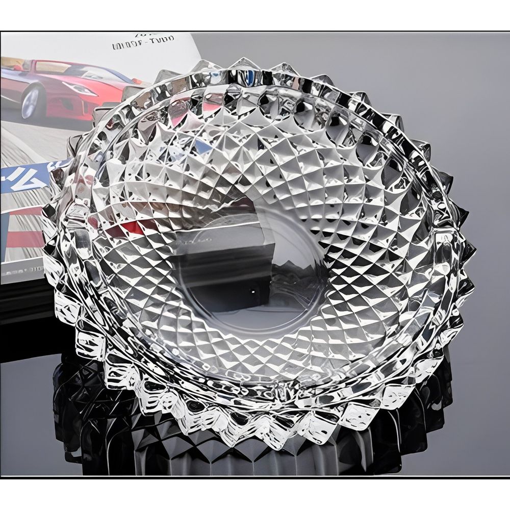 Cenicero de Vidrio Cristal Elegante | plazaVea - Supermercado