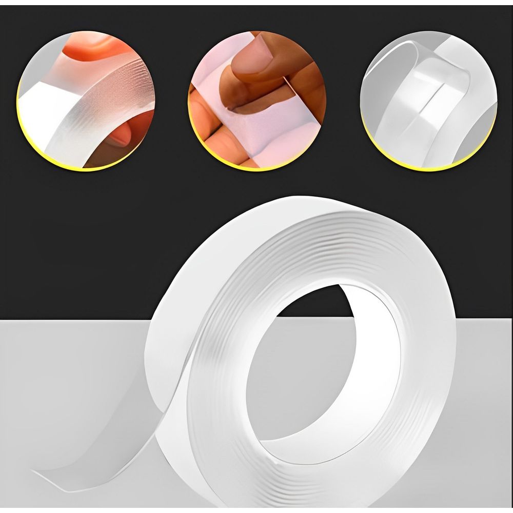 Cinta Mágica Doble Contacto Transparente 2 Metros | plazaVea - plazaVea