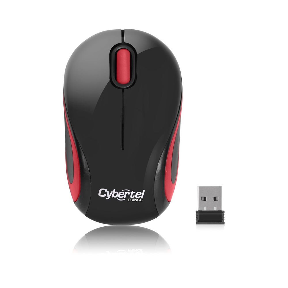 Mouse Cybertel CYB M300 Óptico Inalámbrico colores azul, rojo y verde ...