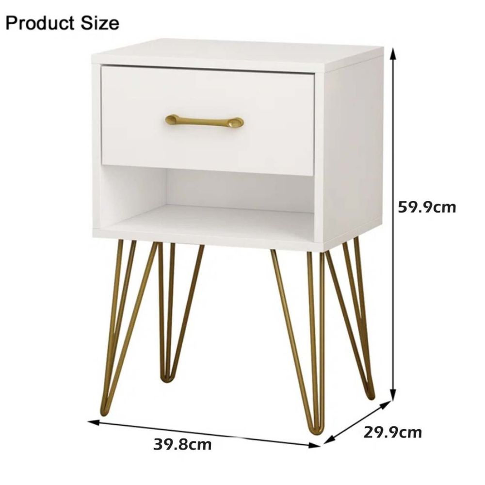 Velador Minimalista Robin Ventitas Perú Blanco | plazaVea - plazaVea